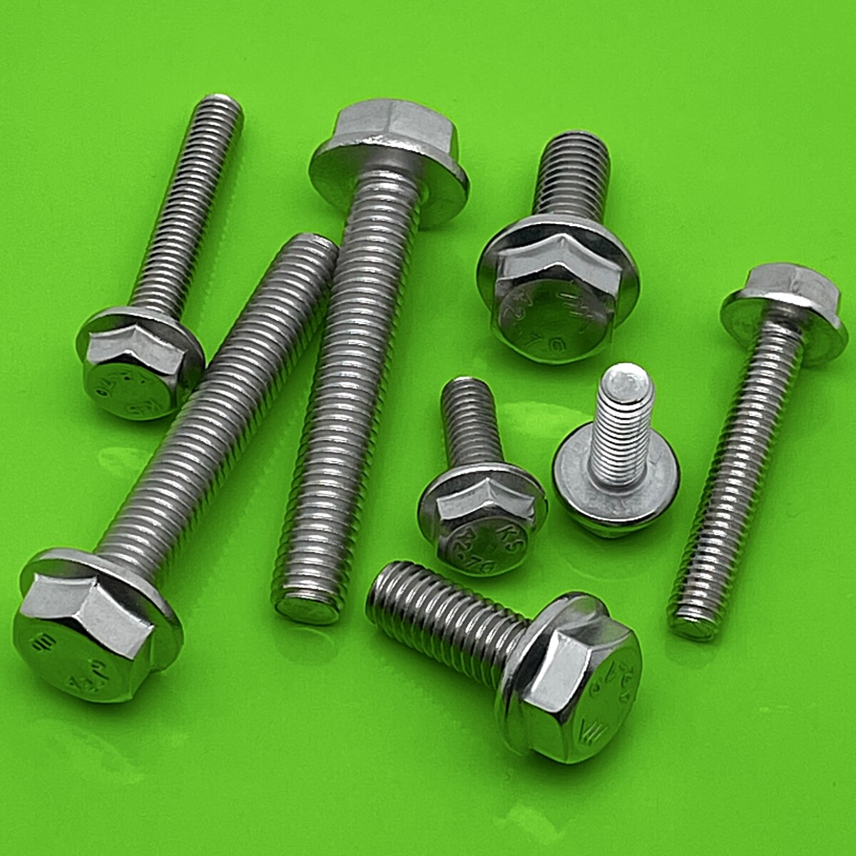 SECHSKANT FLANSCH BUND SCHRAUBEN BUNDSCHRAUBE EDELSTAHL A2 DIN 6921 M5 ...