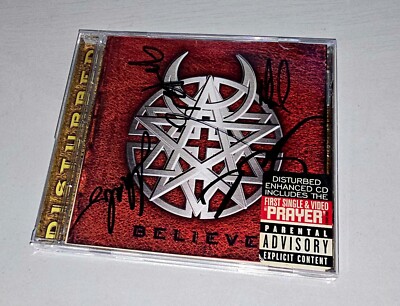 Disturbed - Believe (2002) SIGNED/AUTOGRAPHED CD | eBay