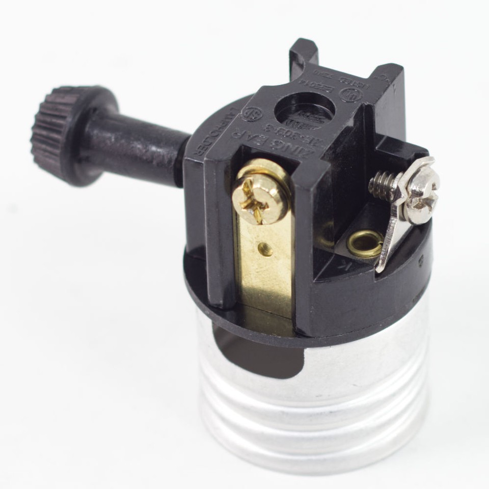 Zing Ear Turn Knob Light Bulb Lamp Socket Replacement Switch E26 E27 3 ...