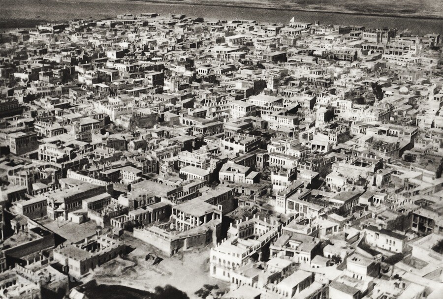 1934 Vintage IRAN Bushehr City Aerial Architecture Photo Gravure By ...