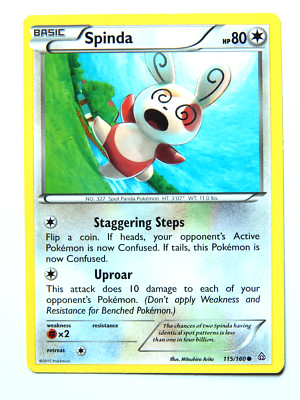 Spinda 115/160 (NM, Pokemon Card, Primal Clash, 2015, Colorless, Common ...