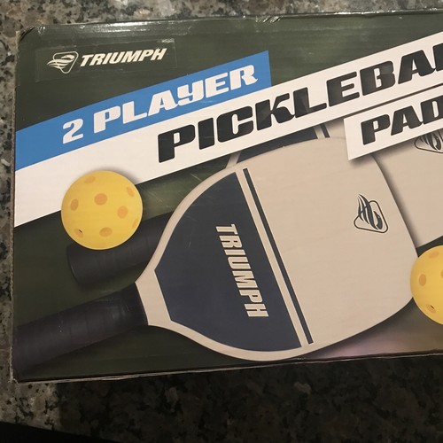 Triumph 2 Player Pickleball Paddle Set New | eBay