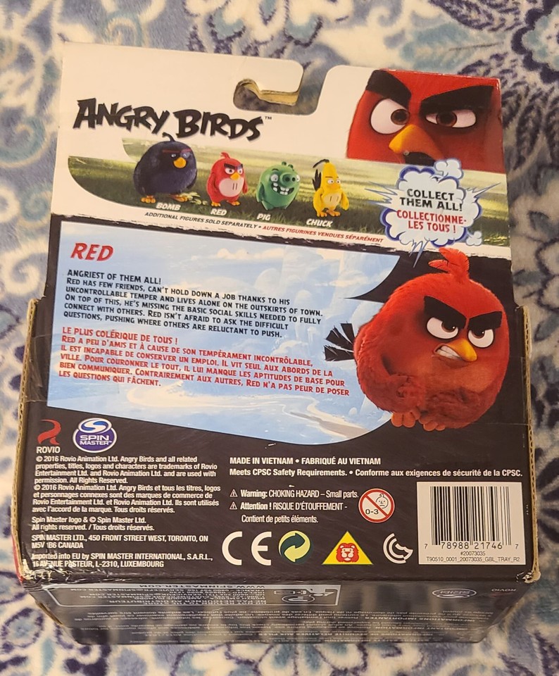 Angry Birds Talking 5" Action Figure Angry Management "Talking Red" New ...
