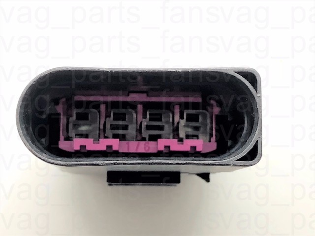 1j0973724 & 1j0973824 4 Pins Plug Flat Contact Housing Connector for VW ...