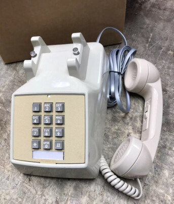 VINTAGE COMDIAL PHONE Model Sc2500d Beige Touchtone Desk Model *FREE ...