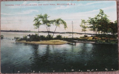 Millville, NJ 1908 Postcard: Union Lake & Duck Pond - New Jersey | eBay