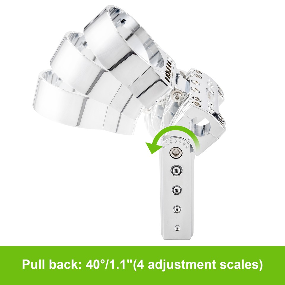 6" Handlebar Risers Clamp w/Gauge Housing Bracket for Harley Sportster ...