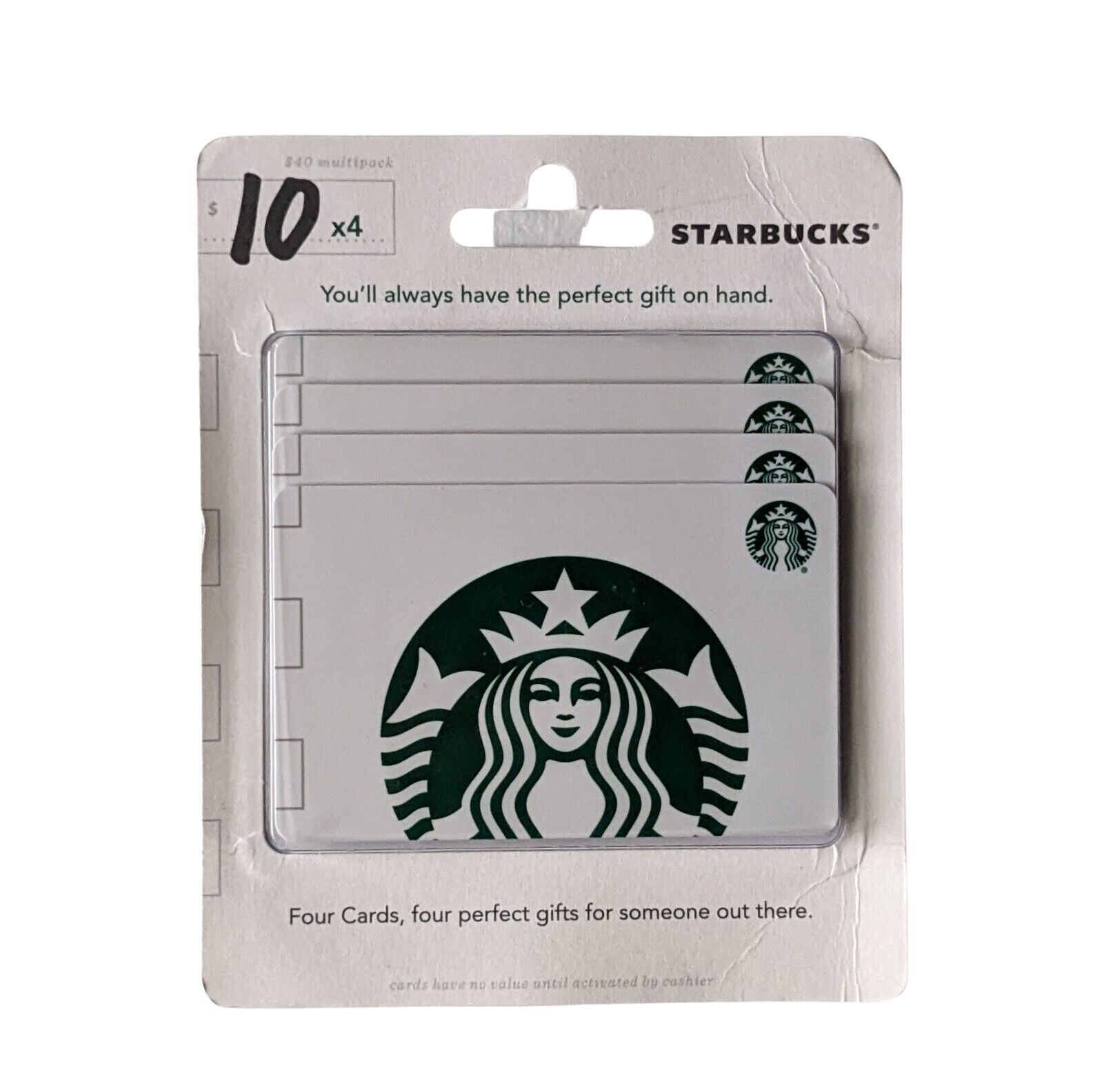 Starbucks Gift Cards Multipack of 4 for sale online | eBay