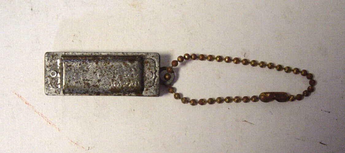 Vintage Music Harmonica Key Chain Ring Japan Wood Metal Bubble Gum ...