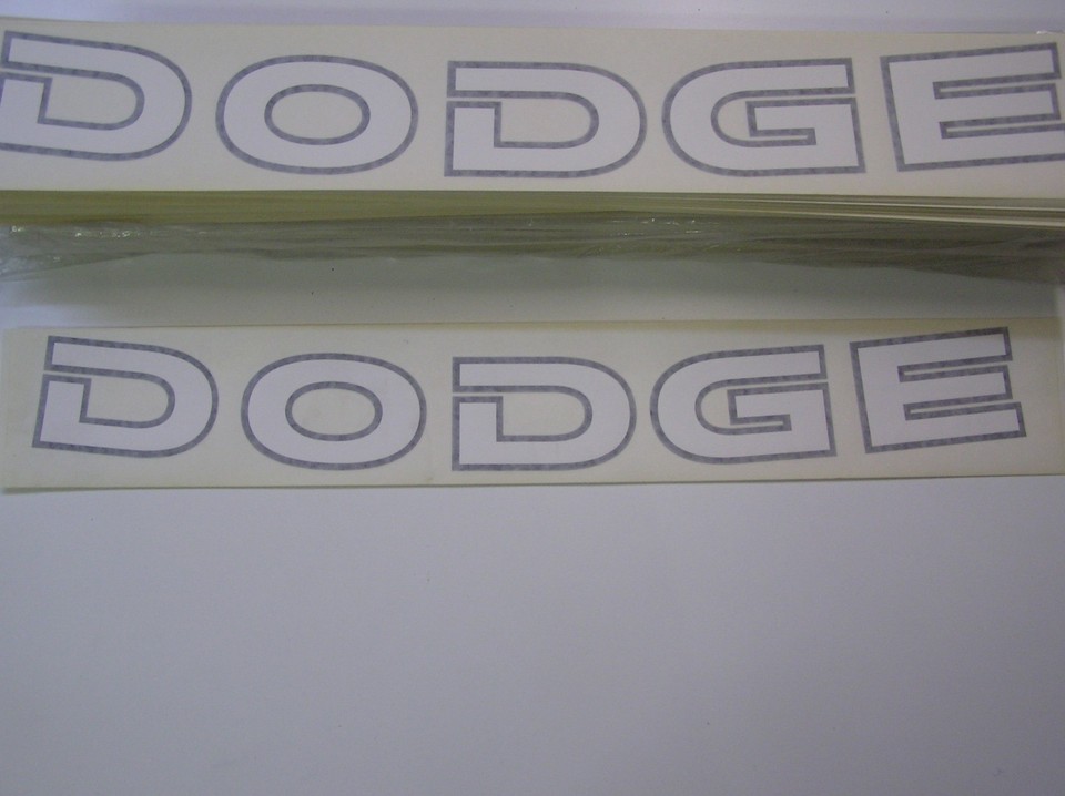 10 DODGE WINDSHIELD 3" x 30" DECALS W/B AUTHENTIC NASCAR RACECAR 082015 ...