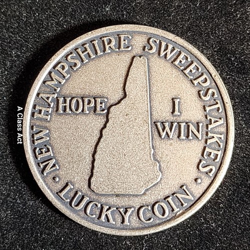Vintage State of New Hampshire, I Bought a Ticket, Token, 1 ½ Inches ...