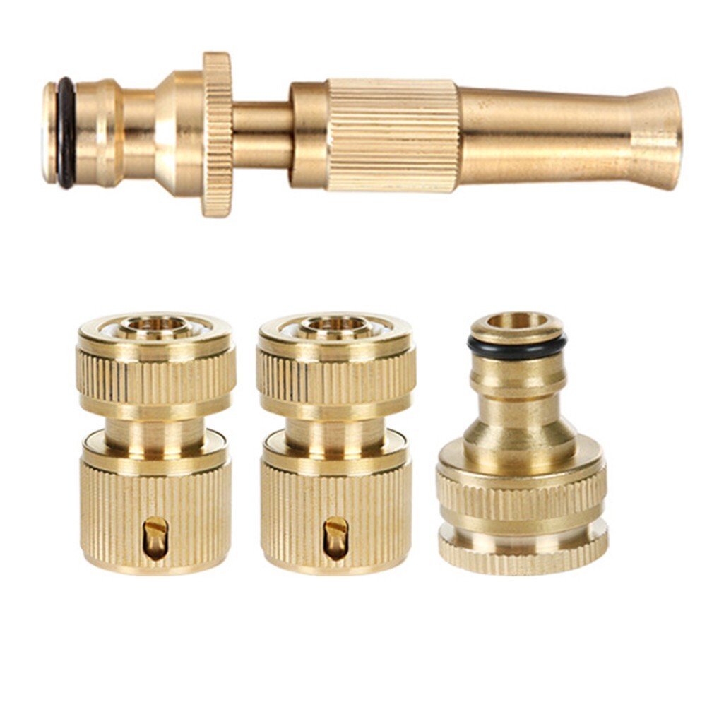 Garden Tap Spray Nozzle Female Connector For 1/2" Hose Pipe Quick ...