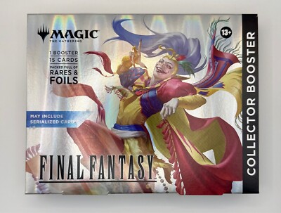 MAGIC THE GATHERING MTG FINAL FANTASY COLLECTOR BOOSTER OMEGA BOX PACK ...