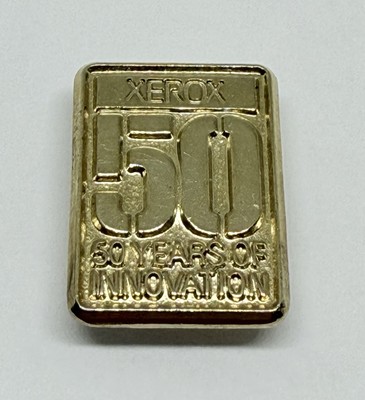 Xerox 50 Years Of Innovation Anniversary Lapel Pin (P104) | eBay
