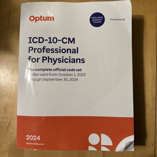 2024 ICD-10-CM Expert for Physicians Spiral Bound Official Code Set ...