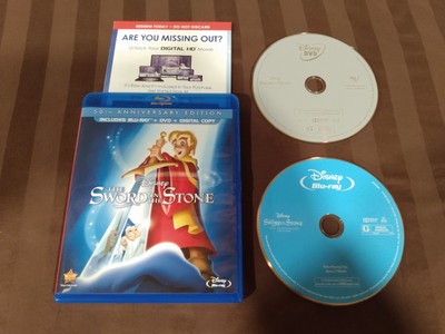 The Sword in the Stone (Blu-Ray, DVD) 50th Anniversary Edition ...