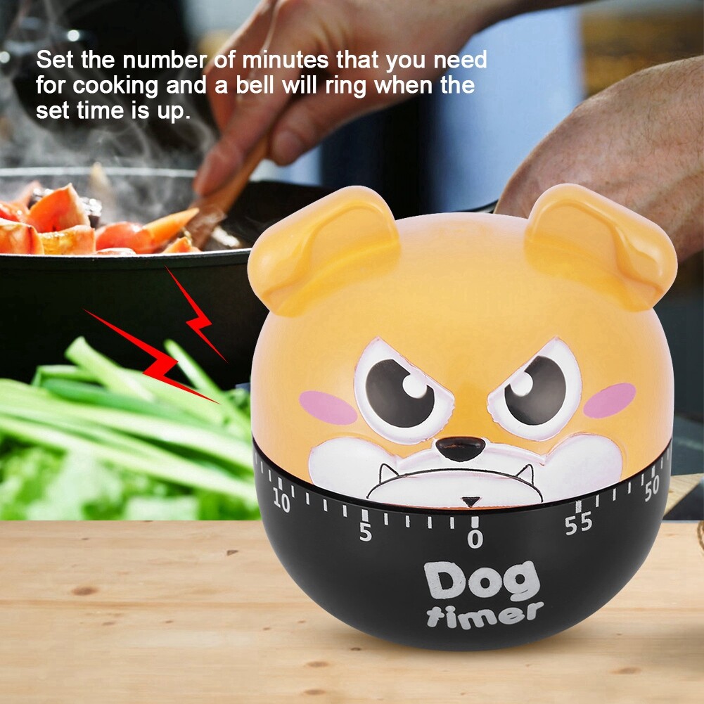 Mechanical Kitchen Timer Cute Dog Manual Counters For Home Cooking ...