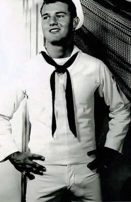 20th Century sailor in white with huge bulge gay man's collection 4x6 ...