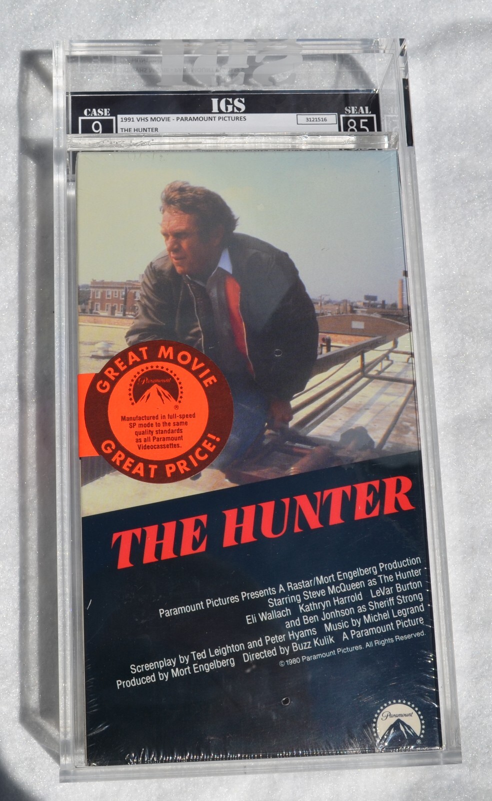The Hunter 1991 VHS Double Back Paramount Watermarks Sealed Graded IGS ...