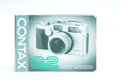 Contax G2 Camera Instruction Manual English | eBay