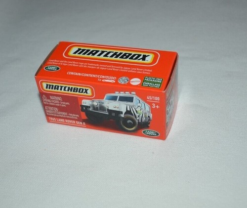 MATCHBOX 2022 POWER GRAGS 45/100 - 1965 LAND ROVER GEN II WHITE | eBay