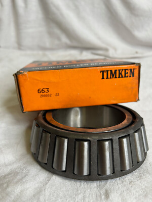 Timken 663 Tapered Roller Bearing | eBay