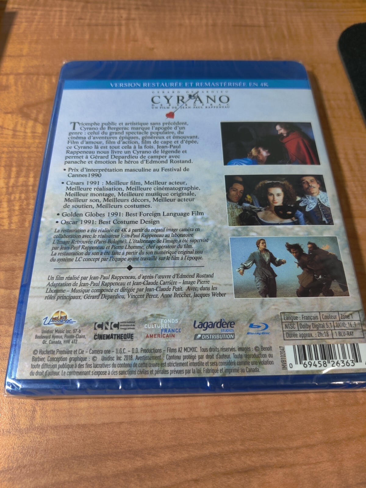 Cyrano De Bergerac (1990) (Blu-ray) 4k Remaster Region A 69458263634| eBay