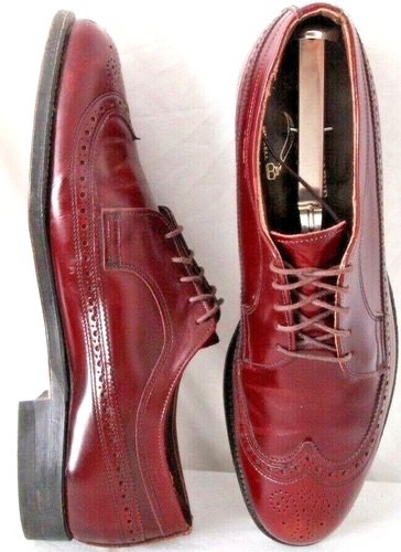 RARE Hawthorne Classics Supreme Red Wing Tip Dress Shoes Oxfords Men's ...