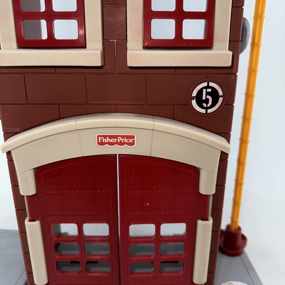 Fisher Price Imaginext Firehouse Fire Station Red Black N0764 Playset ...