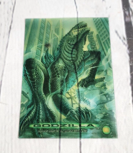 Godzilla Eye Lenticular 3D Trading Card Exclusive TOHO 1998 -RARE | eBay