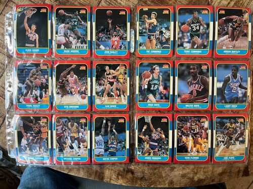 1986 Fleer Premier Basketball Partial Set Lot 70/132 cards | eBay