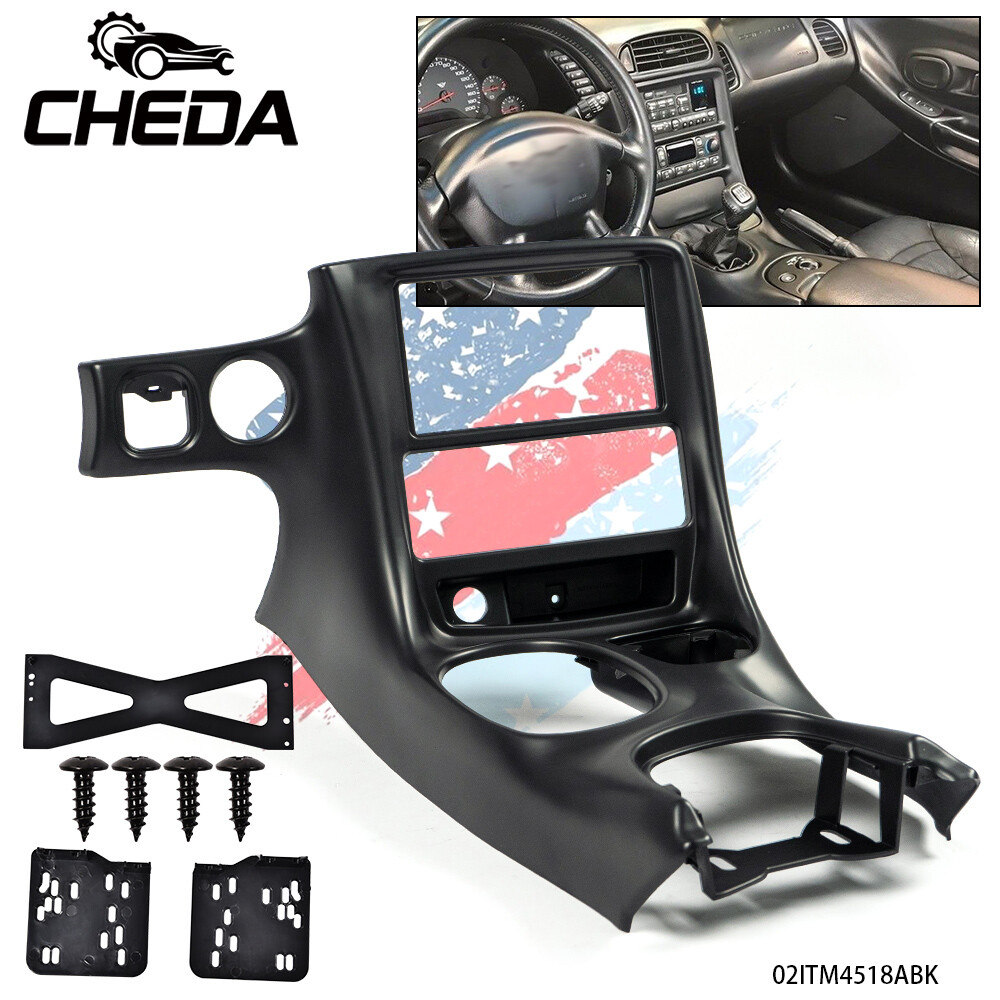 Fit For 97-2004 Chevy Corvette C5 Double Din Dash Installation Kit ...