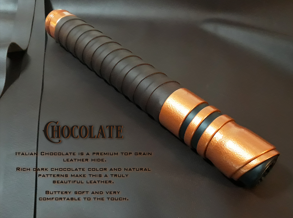 LEATHER WRAPS GENUINE COWHIDE 4FT. LIGHT SABER HILT WRAP, AXE, KNIFE ...