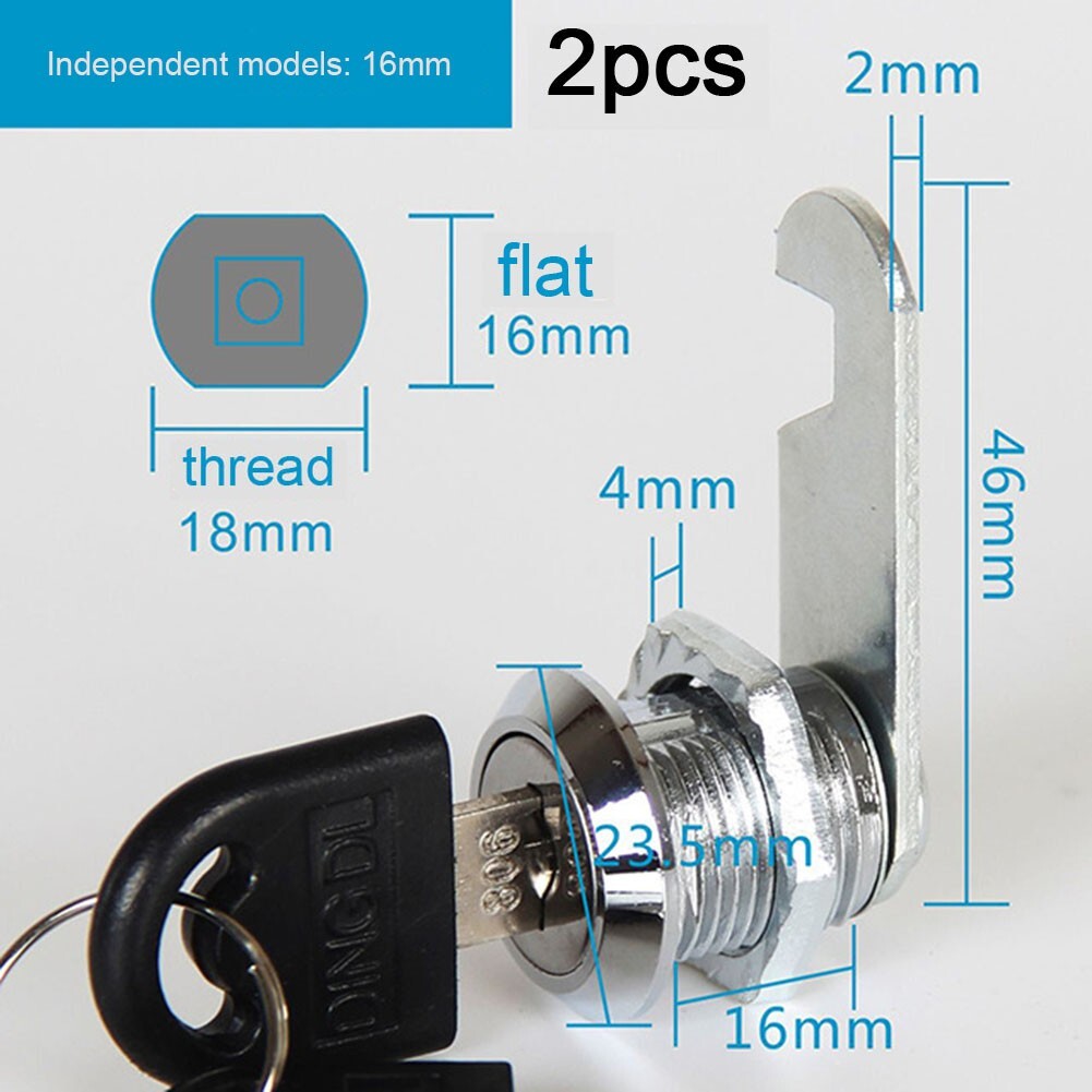 Zinc Alloy Cylinder Cam Lock Durable Lock for Filing Cabinet and Drawer ...