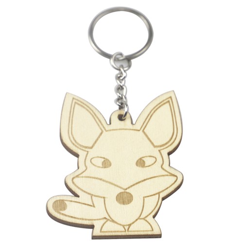 10 Pcs Small Animal Keychain Cute Holder Wooden Pendant Keychains | eBay UK