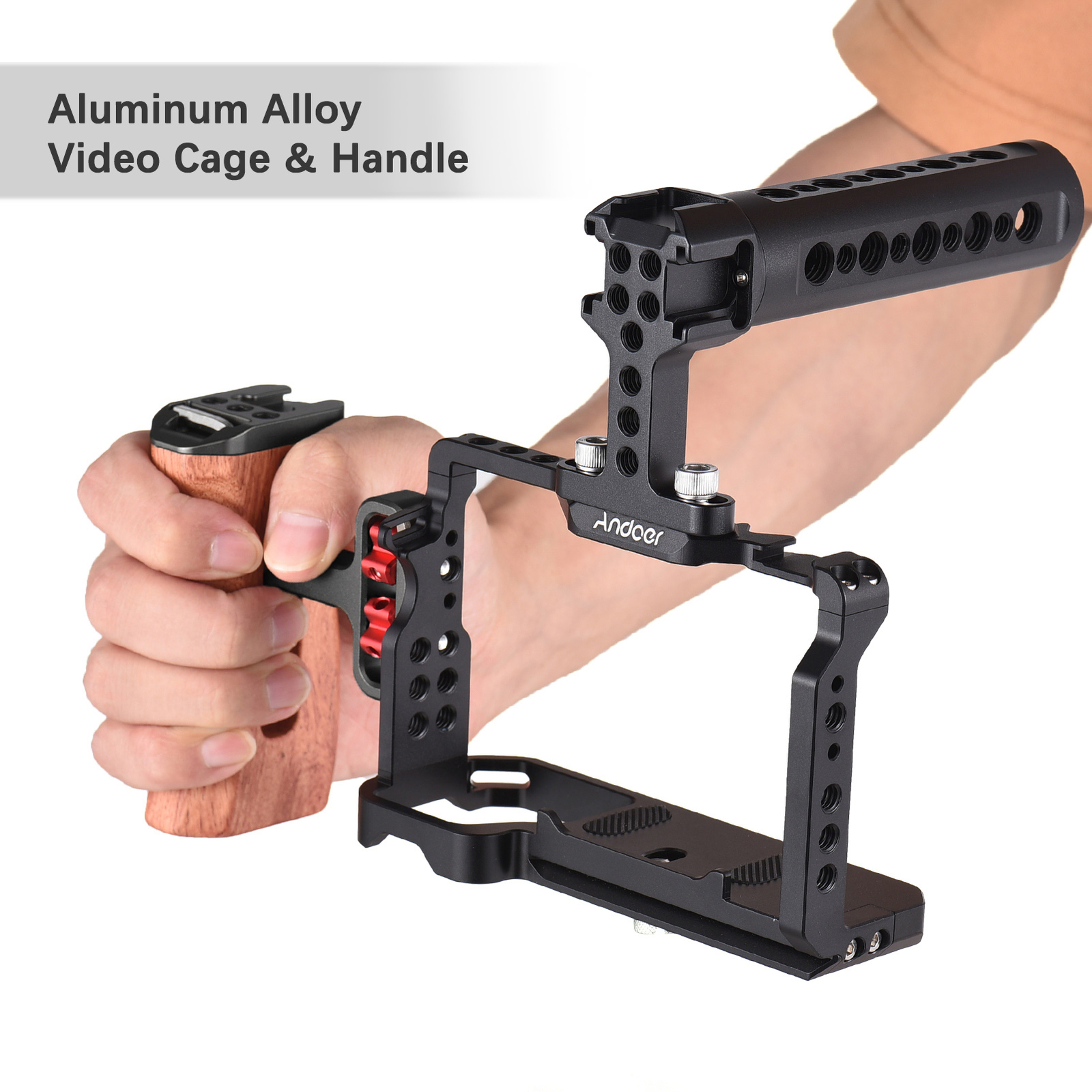 Video Cage + Handle + Side Hand Grip Kit Alloy L9G6 | eBay Australia