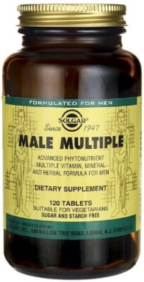 Solgar Male Multiple MultiVitamin 120 Tablets | eBay