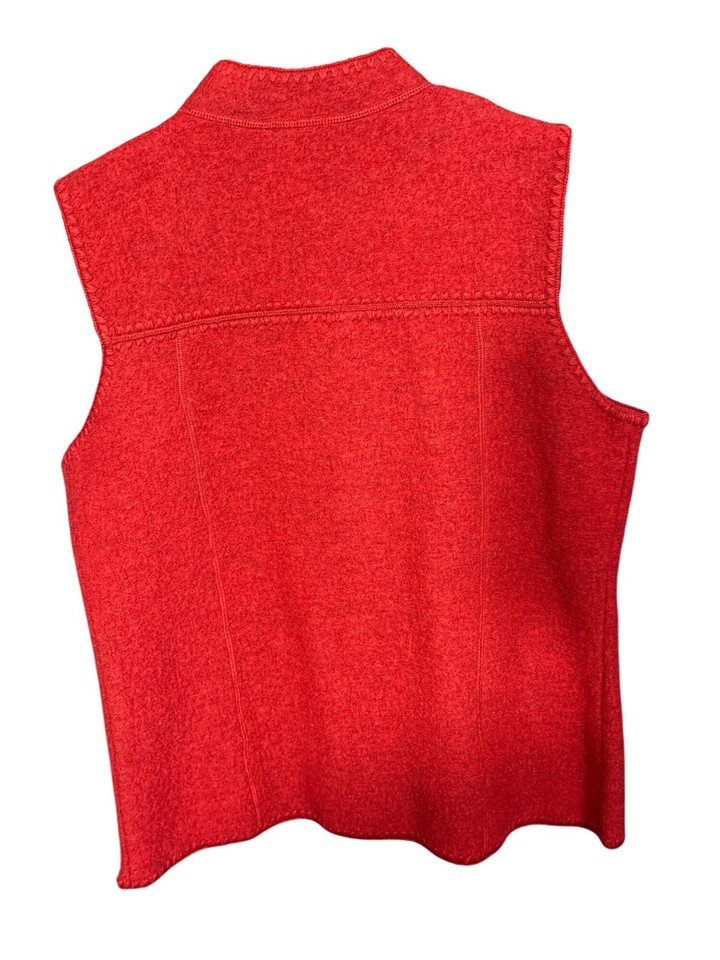 Ruby Rd. Petite Small Red Wool Vest With Toggle Buttons | eBay