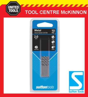 SUTTON SILVER BULLET 2.0mm METRIC JOBBER DRILL BIT BULK PACK – PACK OF ...