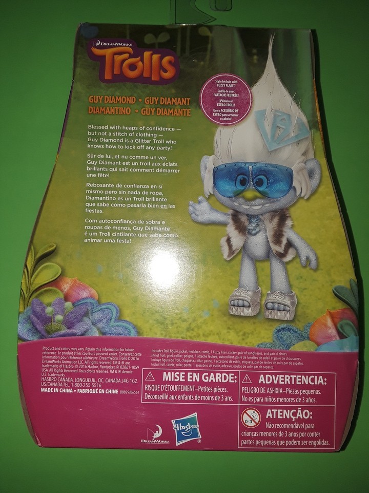 DreamWorks Trolls Guy Diamond 9-Inch Figure With Accessories | eBay