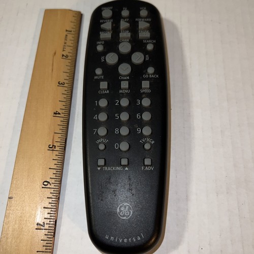 General Electric GE Universal Black Transmitter TV VCR Remote Control ...
