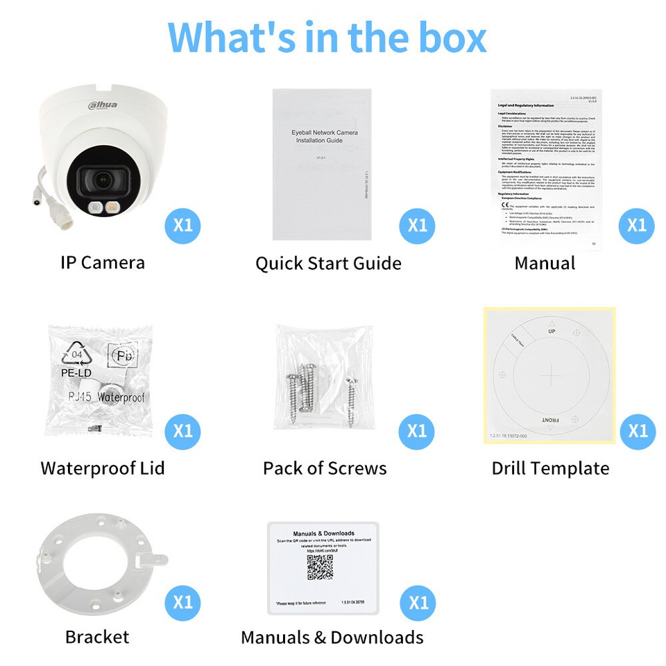 Dahua 8mp Full Color IP Camera 4K WizSense Smart Dual Light IPC ...