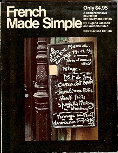 FRENCH MADE SIMPLE By Eugene Jackson **Mint Condition** 9780385086912 ...