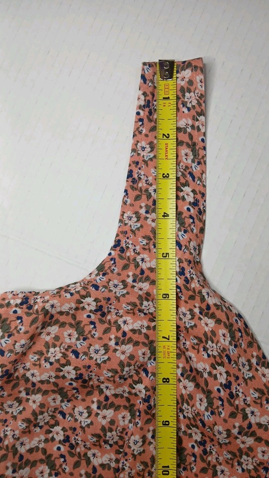 Wild Blue Sadie Robertson Pink Floral Dress With Shorts Women's Size ...