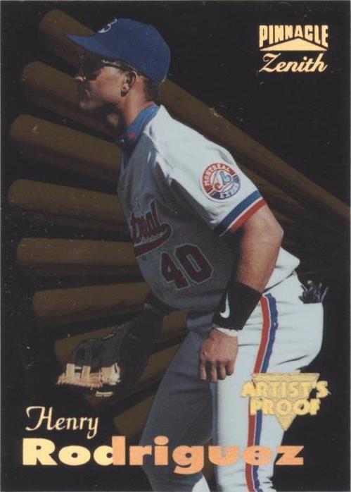 1996 Pinnacle Zenith - Henry Rodriguez #50 Artist Proof for sale online ...