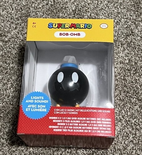 SUPER RARE! Lights And Sounds. Super Mario Bob-Omb Figure Think Geek ...