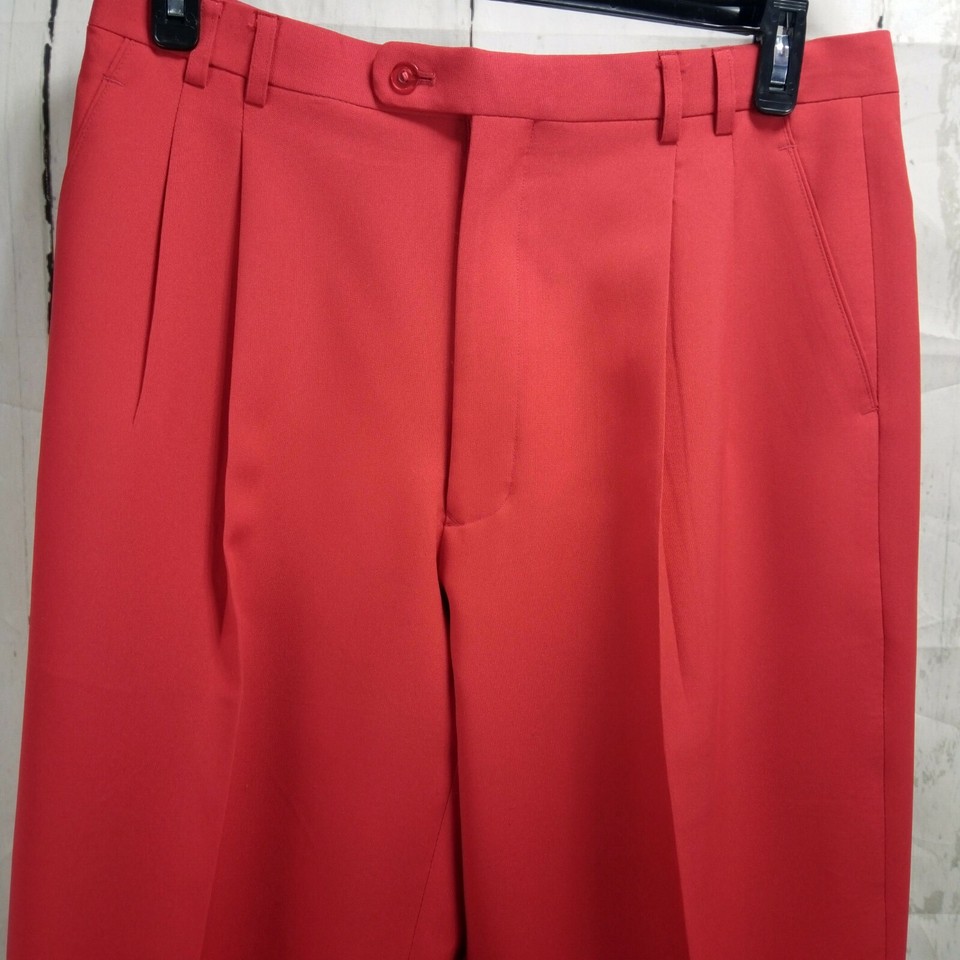 Pacelli Uomo Moda 42R 5 Button Red 2pc Suit 35x31 Pleated | eBay