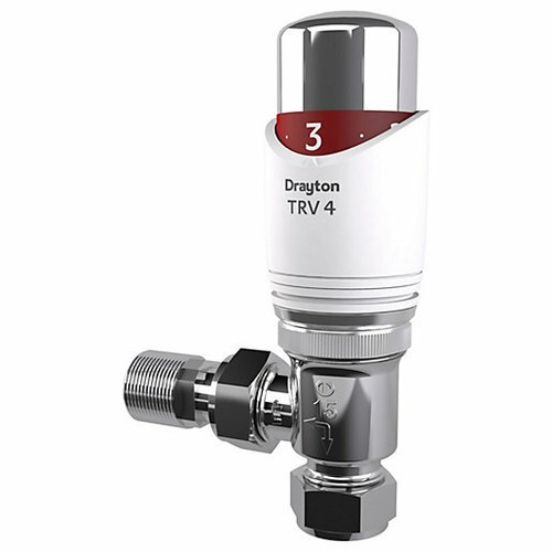 DRAYTON THERMOSTATIC RADIATOR VALVE TRV4/RT212 LOCKSHIELD | eBay UK