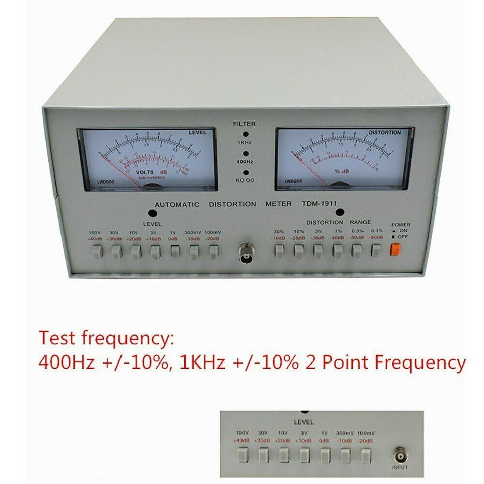 TDM-1911 Automatic Distortion Meter 0.01%-30% 110V 220V Frequency 20kHz ...