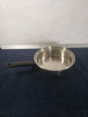 Flavorite Cookware 18-8 3 Ply Stainless Steel 8.5 inch Pan 1.5 Quart No ...